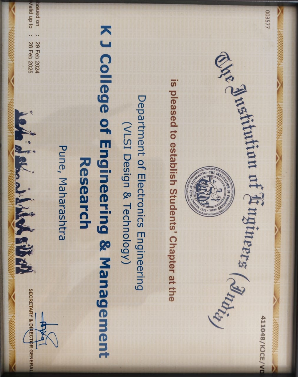 KJ College of Engineering and Management Research